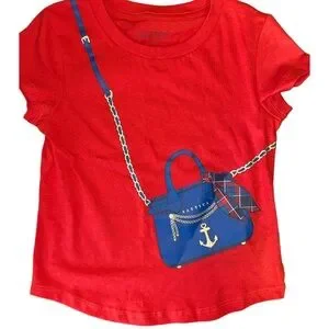 Nautica | Shirts & Tops | 35 Nautica Tee Blue Anchor Bag Graphic | Poshmark